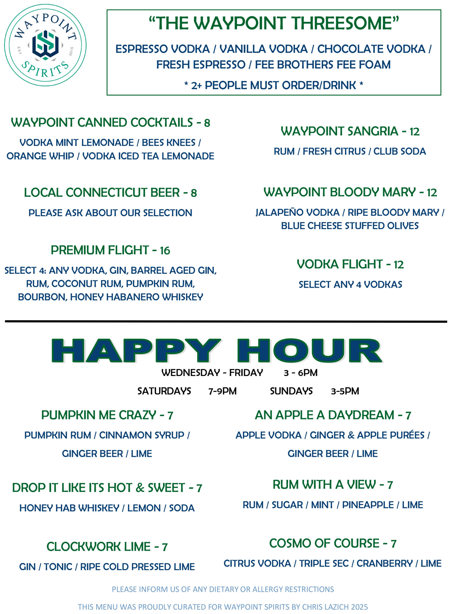 Taproom – Waypoint Spirits